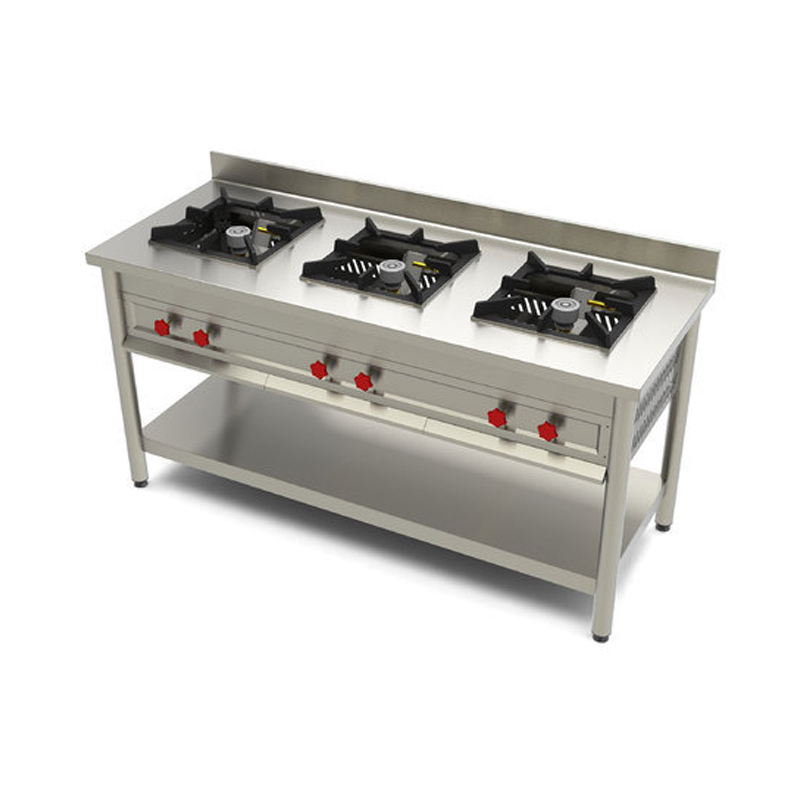 Three Burner Indian Cooking Range – MARS Technologies